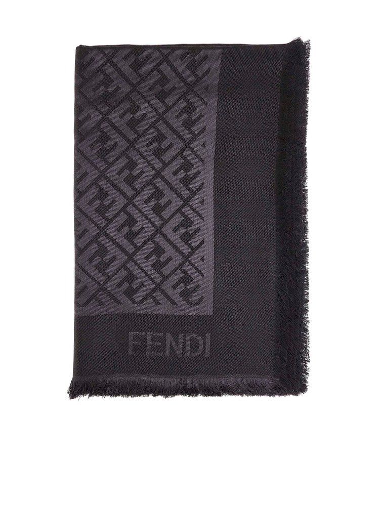 FF 자카드 프레이드 엣지 스카프 | FENDI | 페칭 FETCHING