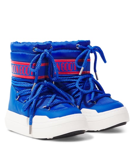 Moon Boot Kids 주니어 파크 스노우 부츠 - 페칭