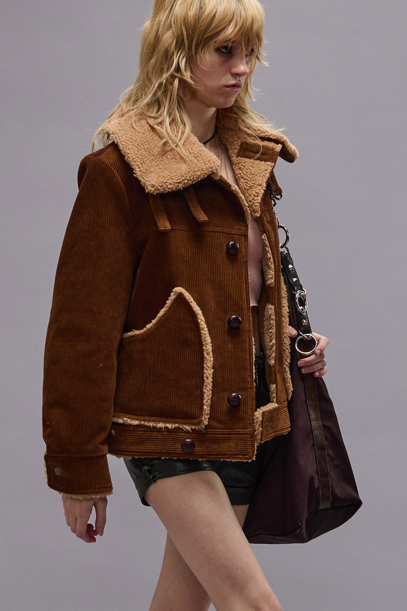 오버사이즈 칼라 자켓 R13WR325 R433A | R13 | 페칭 FETCHING