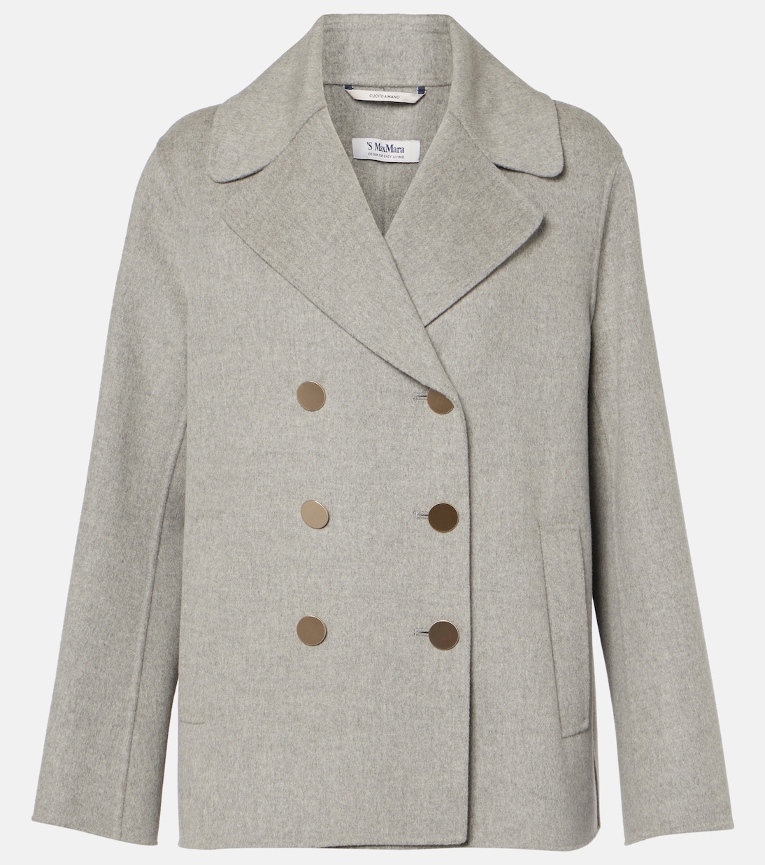 S Max Mara 마고 더블 브레스티드 울 블레이저 - 페칭