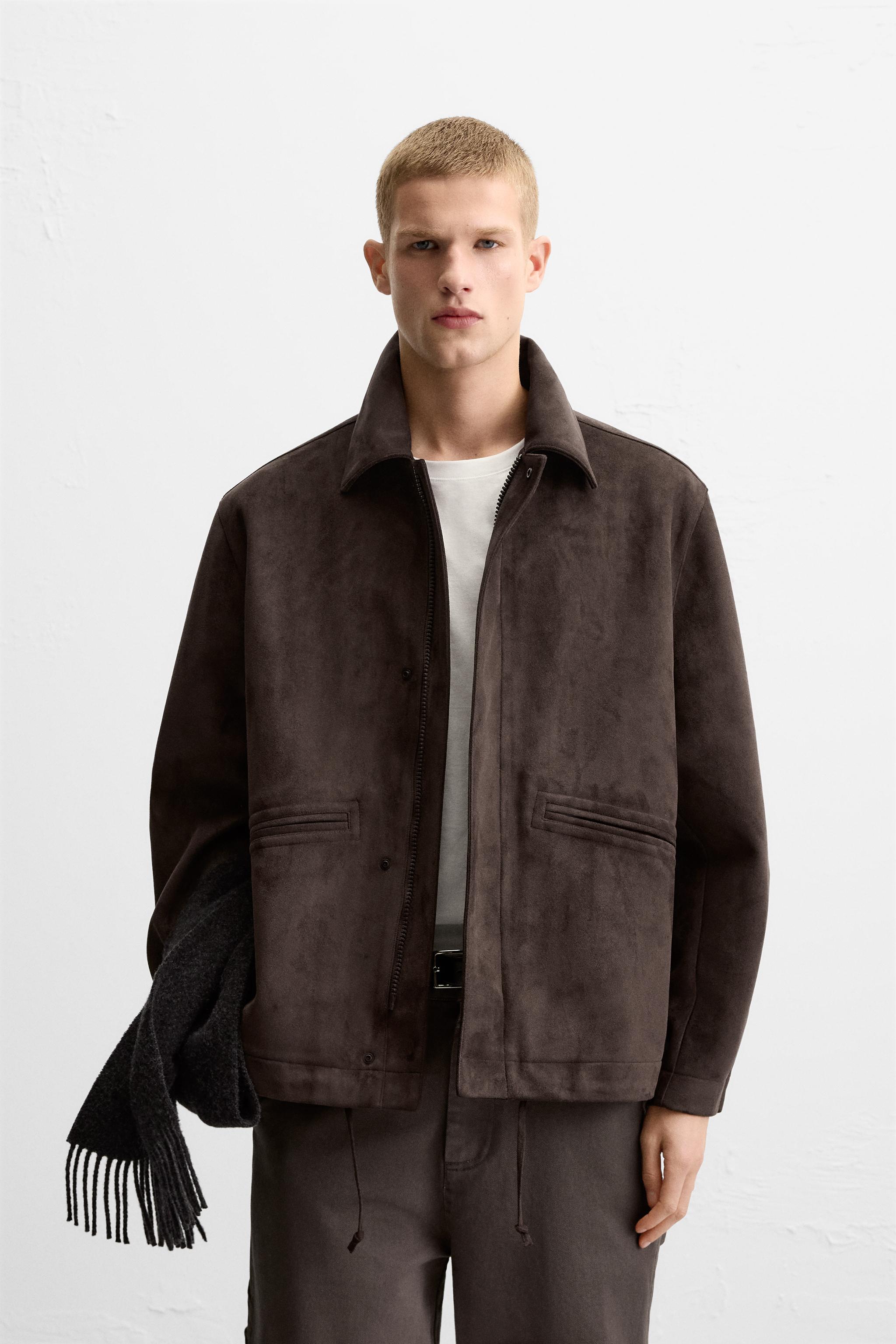 ZARA 스웨이드 재킷 - 페칭