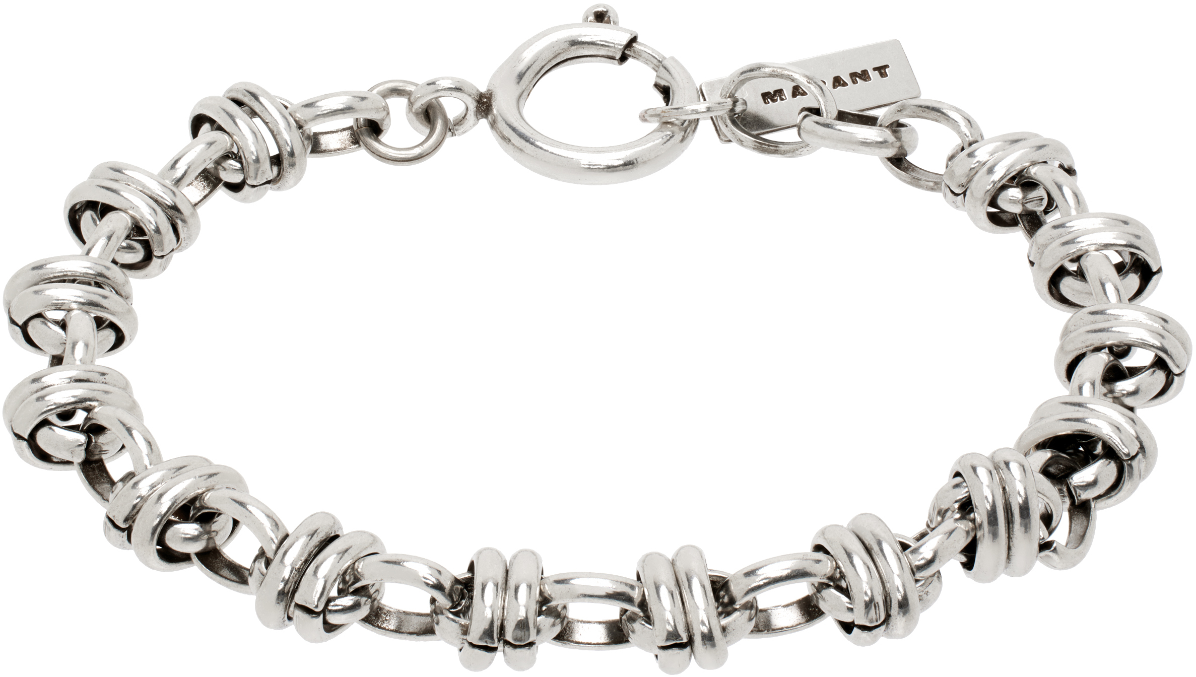 ISABEL MARANT 실버 체인 팔찌 - 페칭